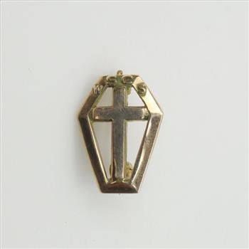 10kt Gold Cross Pin | Property Room