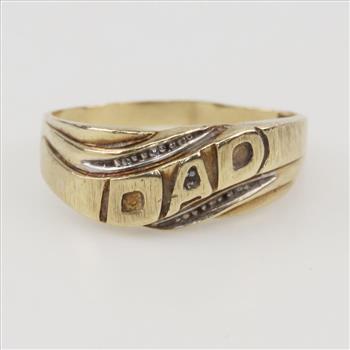 10kt Gold Dad Ring | Property Room