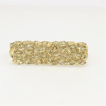 10kt Gold Double Knuckle Raw Nugget Ring | Property Room