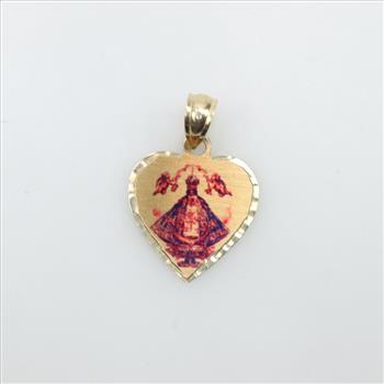 10kt Gold Heart Religious Pendants | Property Room