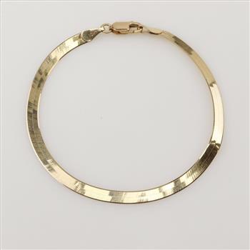 10kt Gold Snake Chain Bracelet | Property Room