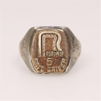 10kt Gold Sterling Silver Safe Driver Ring | Property Room