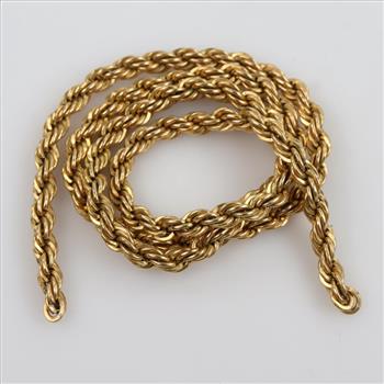 10kt GP Rope Chain | Property Room