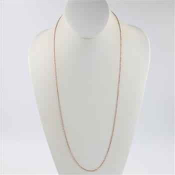 10kt Rose Gold Necklace | Property Room