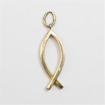 13kt Gold 1.1g Ichthys Pendant | Property Room