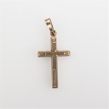 14k Gold Mini Cross Pendant | Property Room