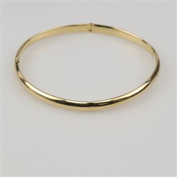 14kt Gold Bangle Bracelet | Property Room