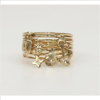 14kt Gold Charm Ring | Property Room