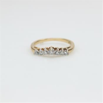14kt Gold Diamond Insert Ring (Half Only) | Property Room