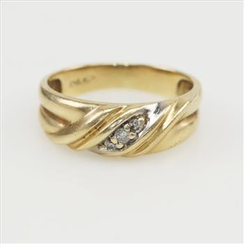 14kt Gold Diamond Ring | Property Room