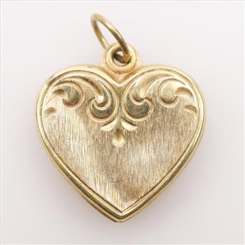 14kt Gold Heart Locket | Property Room