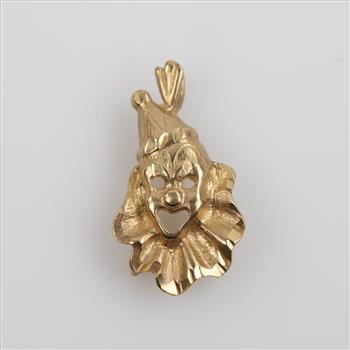 14kt Gold Jester Pendant | Property Room