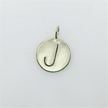 14kt Gold Letter J Pendant | Property Room