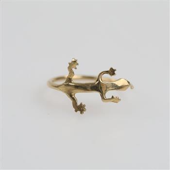 14kt Gold Midi Lizard Ring | Property Room