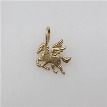 14kt Gold Pegasus Pendant | Property Room