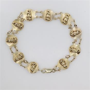 14kt Gold Religious Bracelet | Property Room