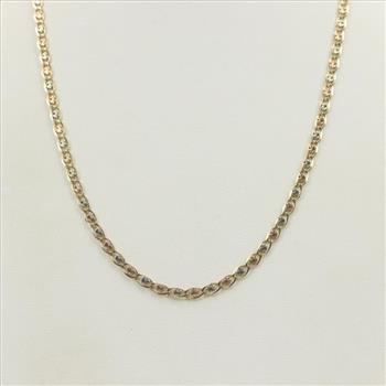 14kt Gold Tri Colored Gold Necklace | Property Room