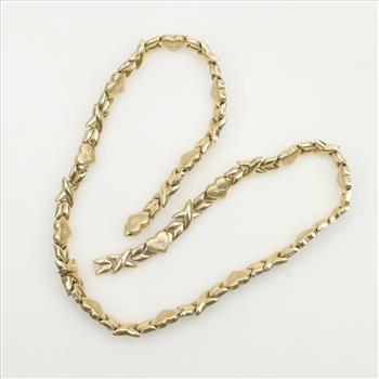 14kt Gold Xoxo Link Necklace | Property Room