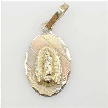 14kt Tri-color Religious Pendant | Property Room