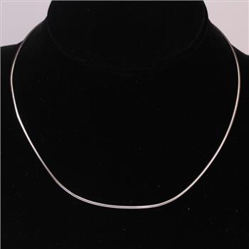 14kt White Gold 7g Cocoon Chain Necklace | Property Room