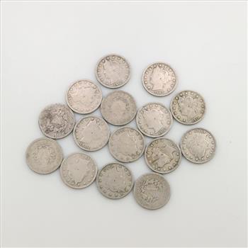 15 Liberty "V" Nickels | Property Room