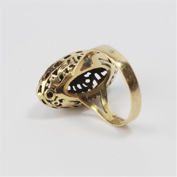 17kt Gold 5g Vintage Peruvian Ring | Property Room
