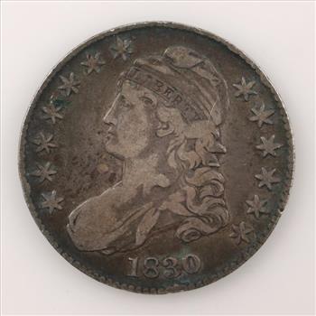 1830 Capped Bust Silver Half Dollar | Property Room