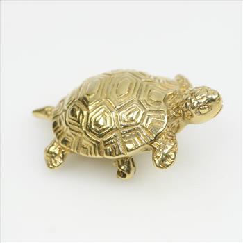 18kt Gold Turtle Pin | Property Room