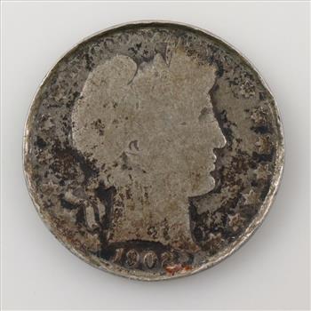 1902 Barber Head Silver Half Dollar | Property Room