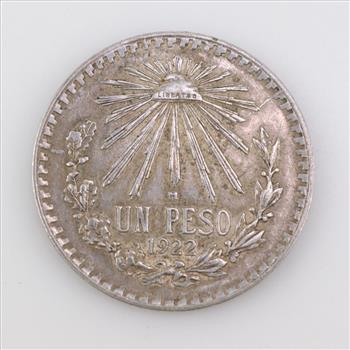 1922 Mexico Silver Peso | Property Room