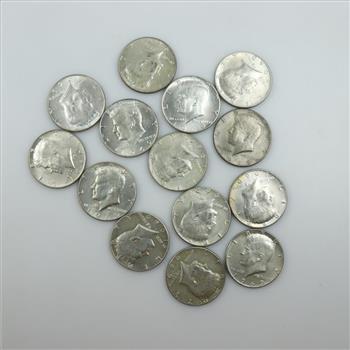 1969-D And 1967 Kennedy Silver-clad Half Dollars, 14 Pieces | Property Room