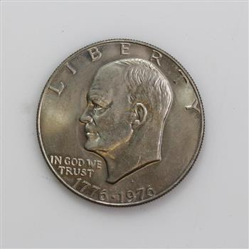 1976 Eisenhower D Silver Clad Type 1 Coin | Property Room