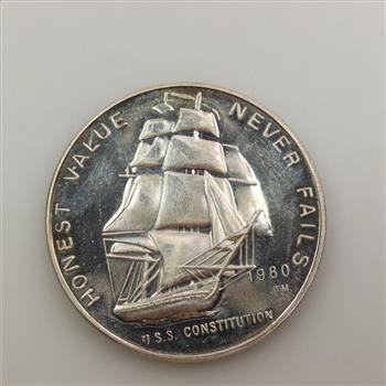 1980 International Silver Trade Unit Fine Silver 1 Troy Oz. | Property Room