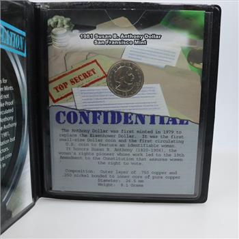 1981-S First Commemorative Mint Susan B. Anthony Dollar | Property Room