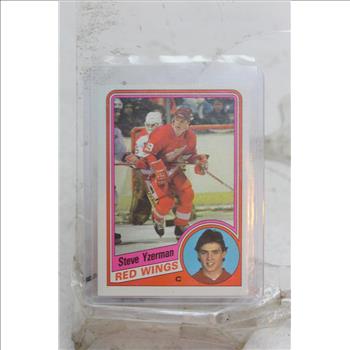 1984 Topps Steve Yzerman Rookie Card | Property Room