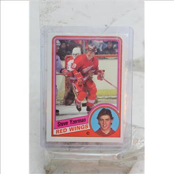 1984 Topps Steve Yzerman Rookie Card | Property Room