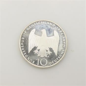 1994 German 10 Silver Operation Valkyrie 50th Anniversary Mark ...