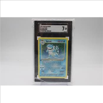 1999 Pokemon Base Blastoise (German) #2 SGC 7 | Property Room