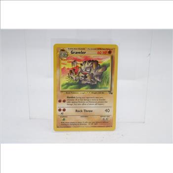 1999 Pokemon WOTC Fossil Set Graveler 37/62 | Property Room