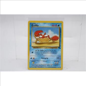 1999 Pokemon WOTC Fossil Set Krabby 51/62 | Property Room