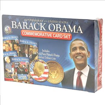 2009 The Merrick Mint Barack Obama Commemorative Coin And Card Set ...