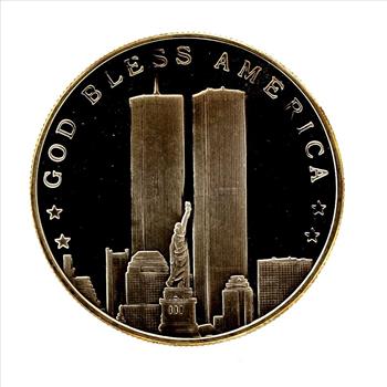 September 11th Commemorative Silver Proof Round - One Troy Ounce .999 ...