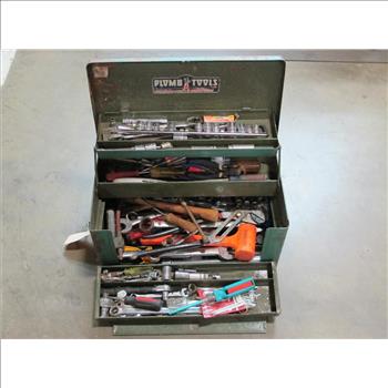 Plomb Tools Toolbox With Hand Tools, 25+ Pieces | Property Room