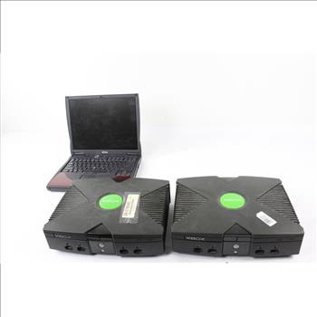 2 Xbox Consoles 1st Gen & DELL Inspiron Laptop | Property Room