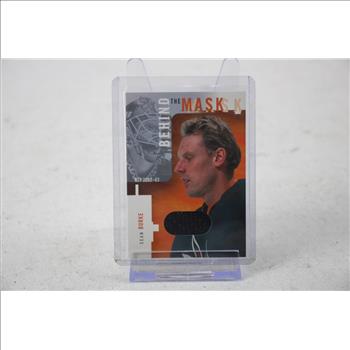 2003 In The Game Behind The Mask Sean Burke Patch #BM07 | Property Room