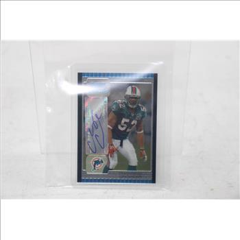 2005 Bowman Chrome Channing Crowder Autographed Rookie Card #229 ...