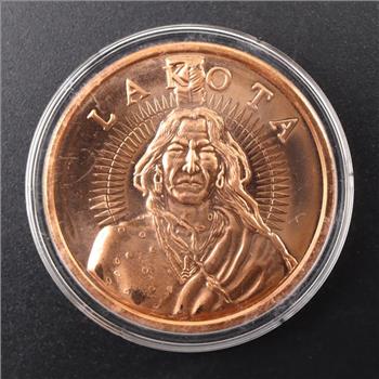 2010 Lakota Fine Copper 1 AV Oz. Round | Property Room