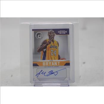 2012-13 Contenders Basketball Kobe Bryant Autogarph #5 Serial 65/99 ...