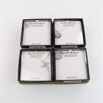 4 Heart Beat Collection Necklaces | Property Room