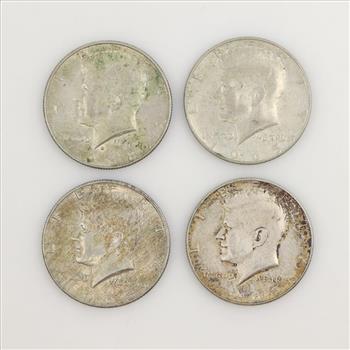 4 US Silver Clad Kennedy Half Dollar | Property Room